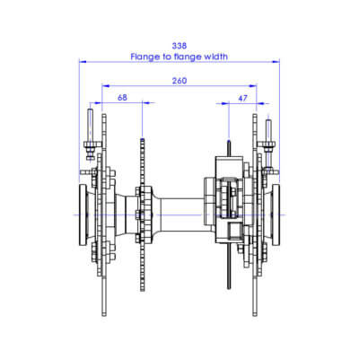 Center Hub Plan for Crosskart Buggy | FX Buggy