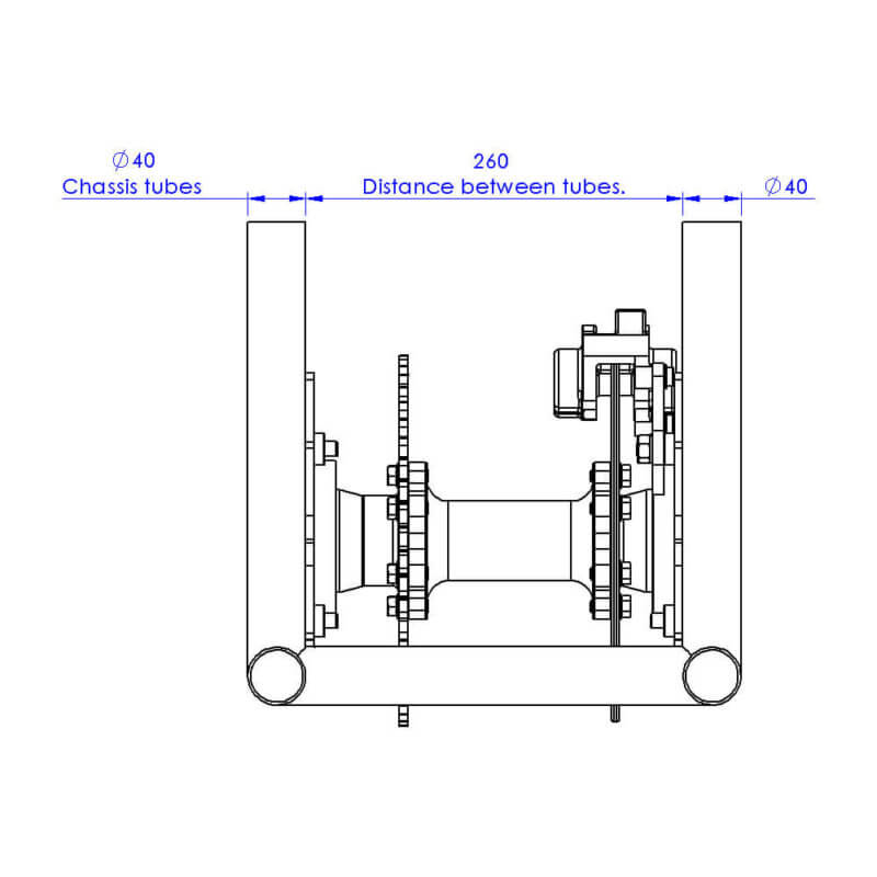 Center Hub Plan for Crosskart Buggy | FX Buggy
