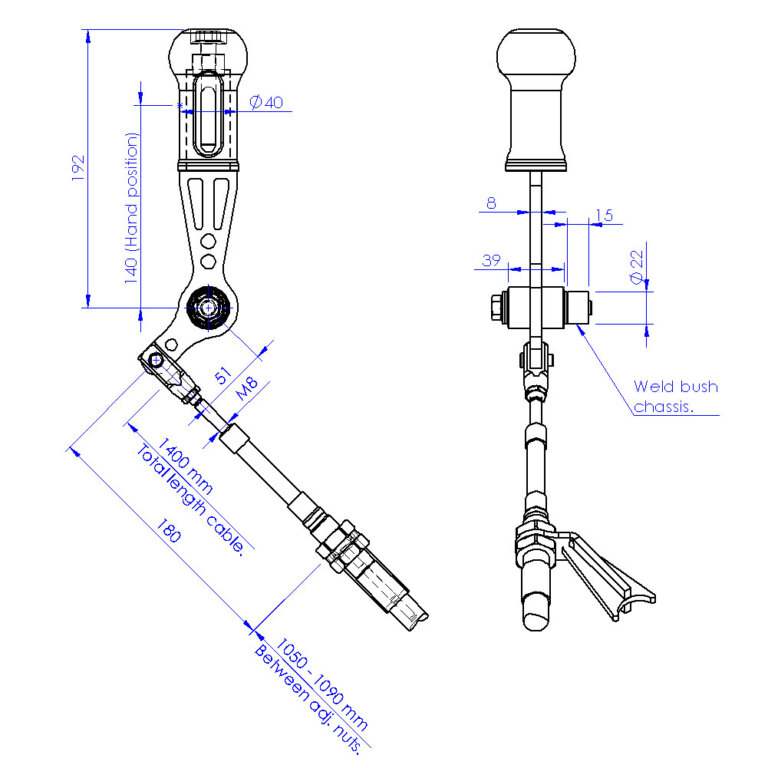 Gear Lever Assembly Kit for Crosskart Buggy | FX Buggy